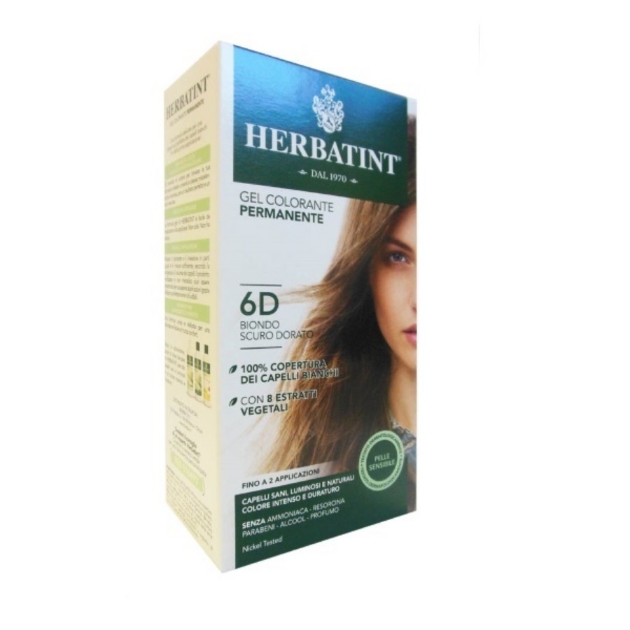 Herbatint 6D Biondo Scuro Dorato a solo € 9,64 - Parafarmacia.it - Gli ...