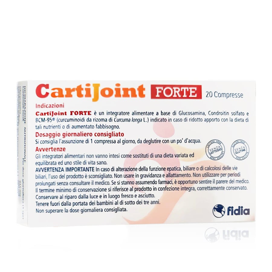 CartiJoint Forte Integratore Alimentare Articolazioni 20 Compresse a solo € 20,25 - Parafarmacia ...