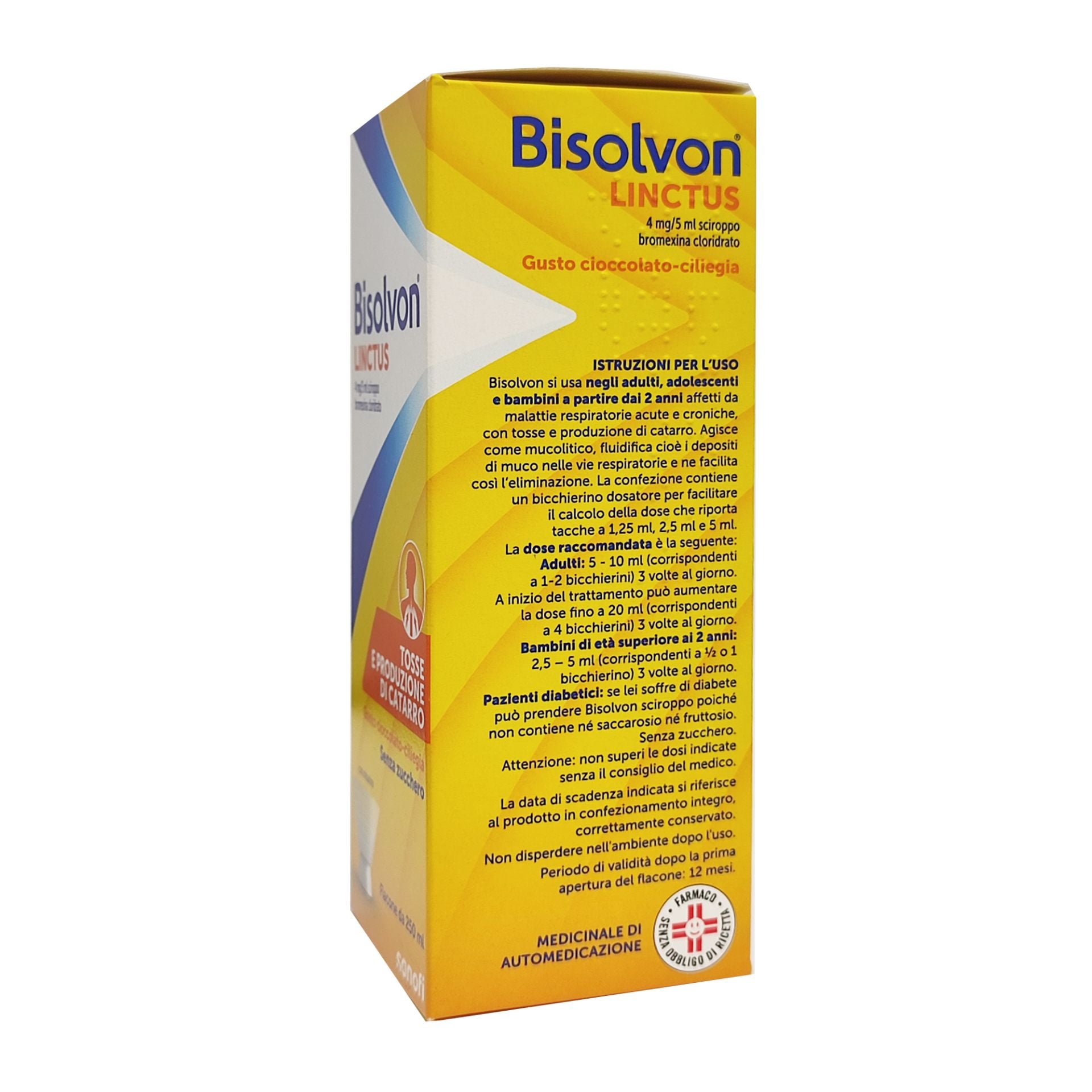 Bisolvon Linctus Sciroppo Flacone 250ml a solo € 12,51 - Parafarmacia ...