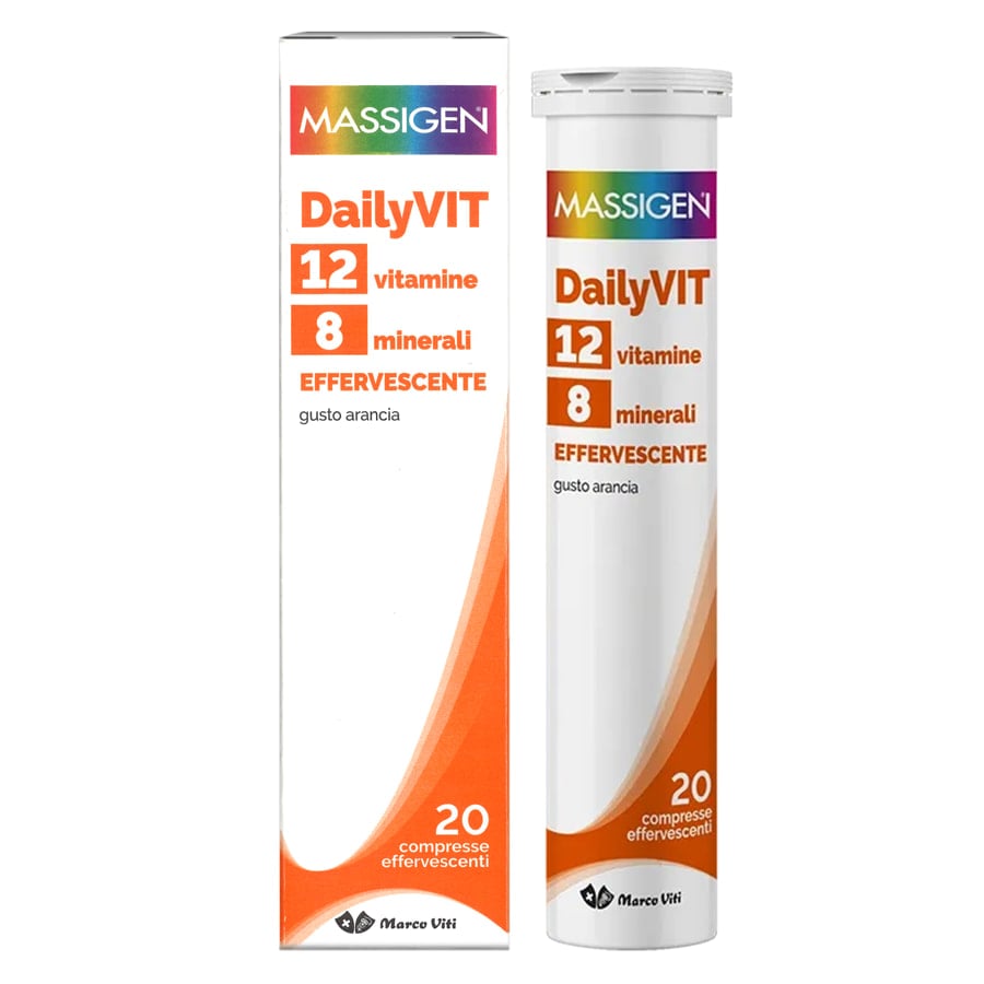 Massigen Dailyvit+ Effervescente Integratore Vitamine e Minerali 20 ...