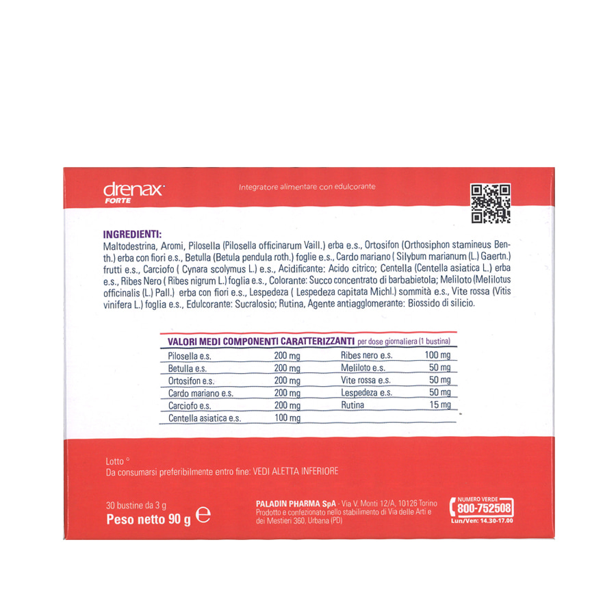 Drenax Forte Lemon-Cherry Drenante Depurativo Circolazione 30 bustine a solo € 13,99 ...